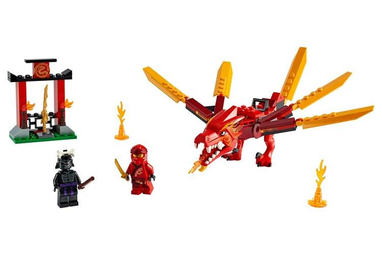 Конструктор LEGO Ninjago Kai's Flame Shenron, 300 деталей