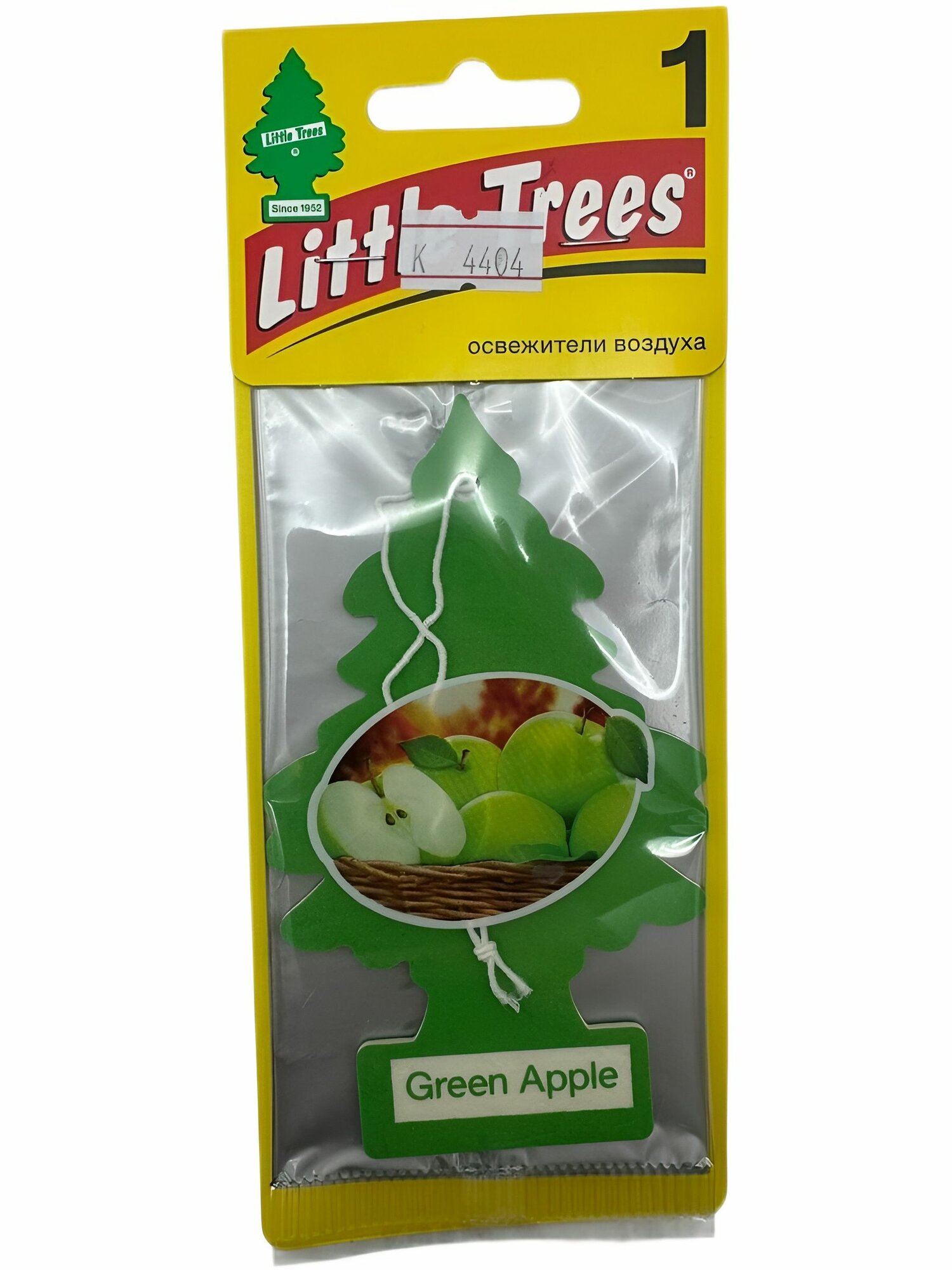 Дезодорант подвесной "Елка" зеленое яблоко