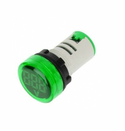 Индикатор значения напряжения EKF ED16-22VD зеленый