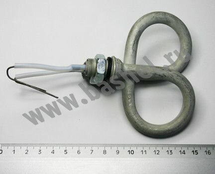 ТЭН для самоваров 1000W 38-3-10/1,0X220 БНТ-16 (Ф-образный, с пищевым покрытием) г. Калуга