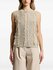 Топ PESERICO Sequinned fringed knitted top, размер 46, разноцветный