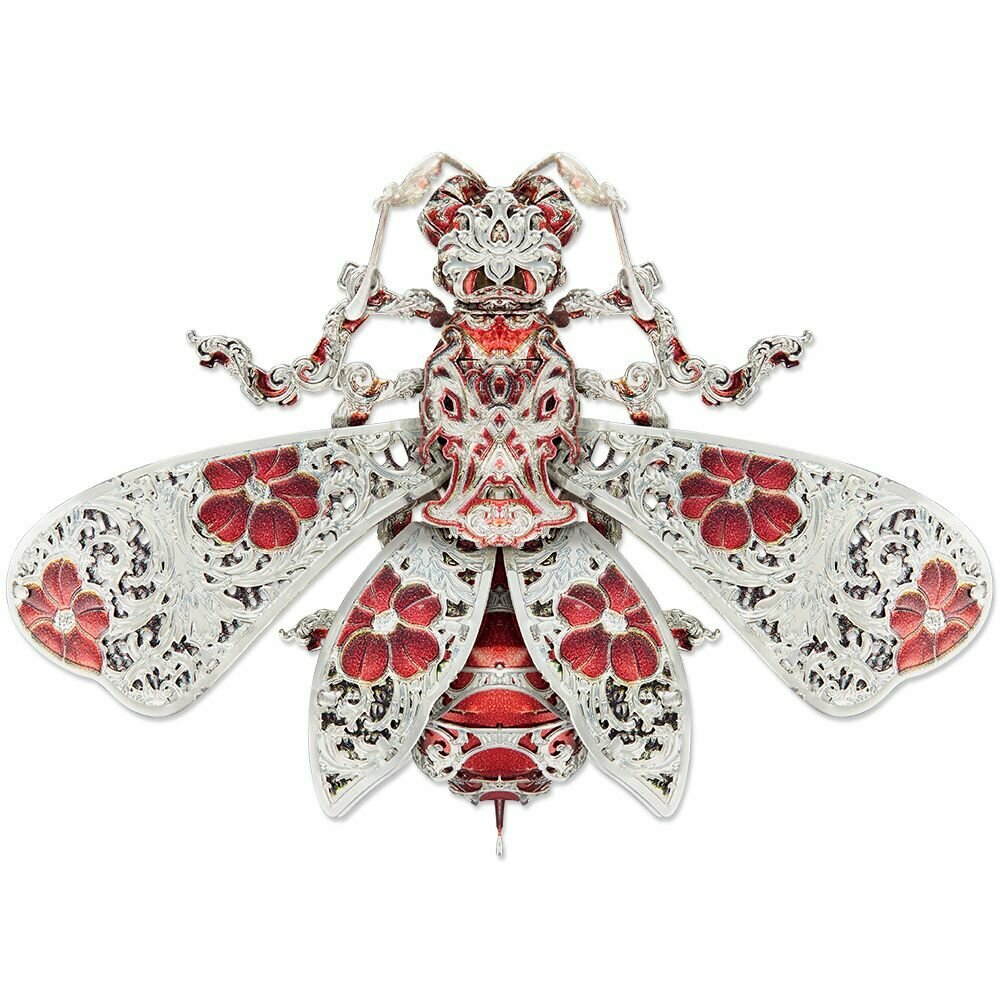Piececool металлические 3D модели для взрослых Red Treasure Sabah Bee Puzzle Model Kits для праздничных подарков