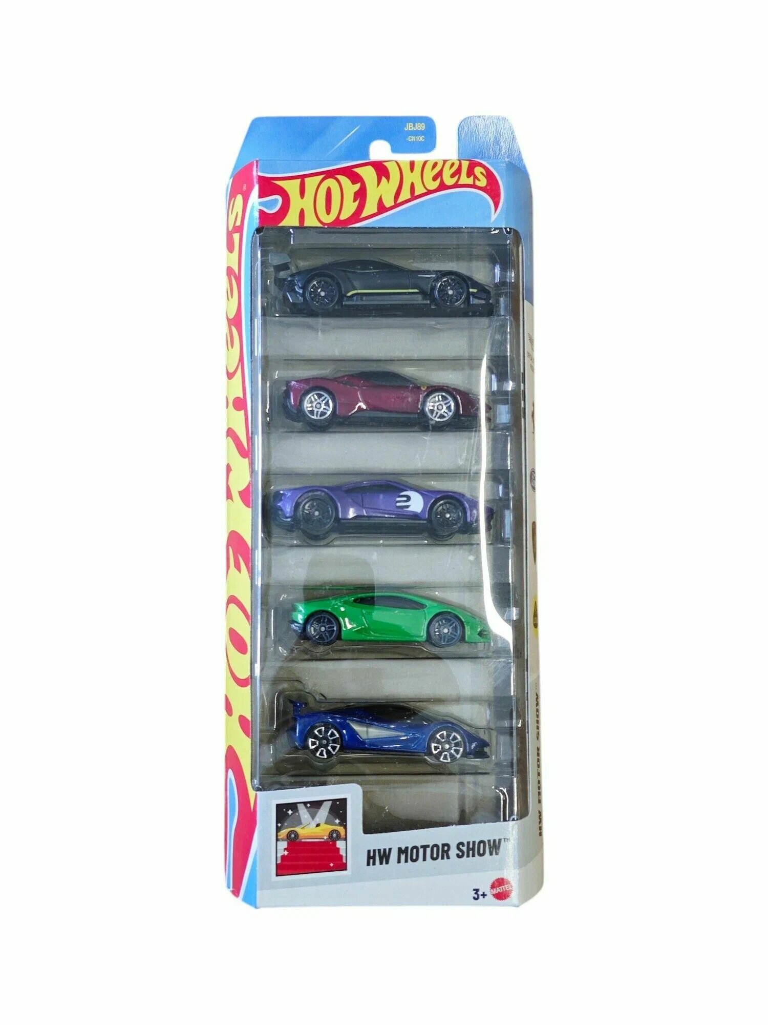 Hot Wheels набор машинок 5 штук HW Motor Show JBJ89