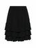 Юбка Chloe Ruffled midi skirt, размер 36, черный