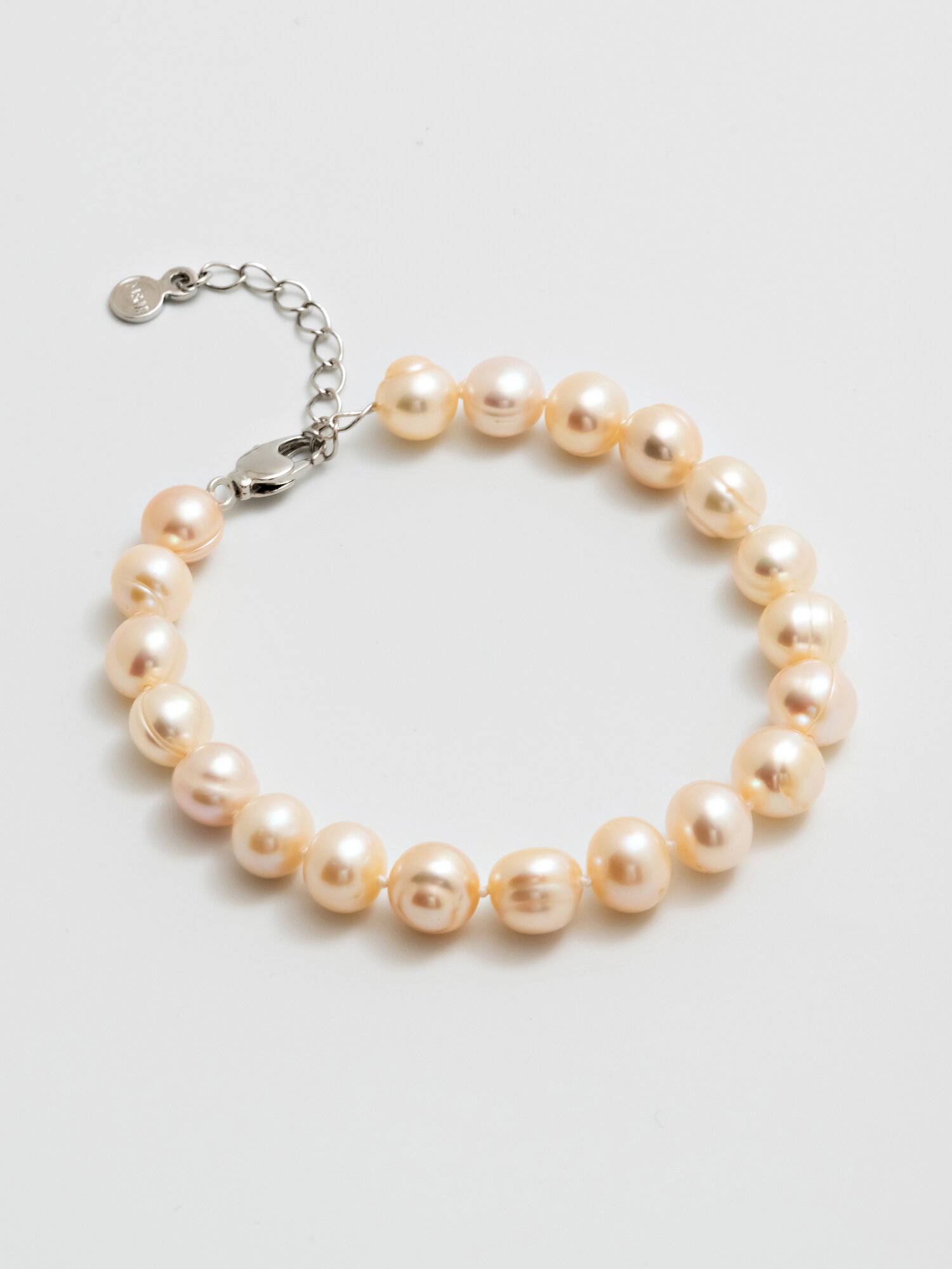 Браслет-нить, жемчуг культивированный