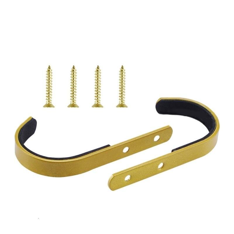 Набор из 2 горизонтальных креплений для оружия на стену, Золото