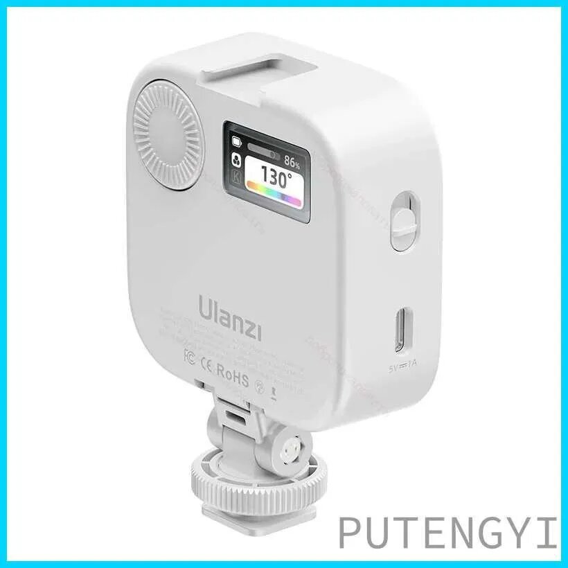 Ulanzi U60 RGB Полноцветная двухцветная лампа Video Light 2500 9000 К с регулируемой яркостью для фотосъемки, заполнения кадра и прямых трансляций