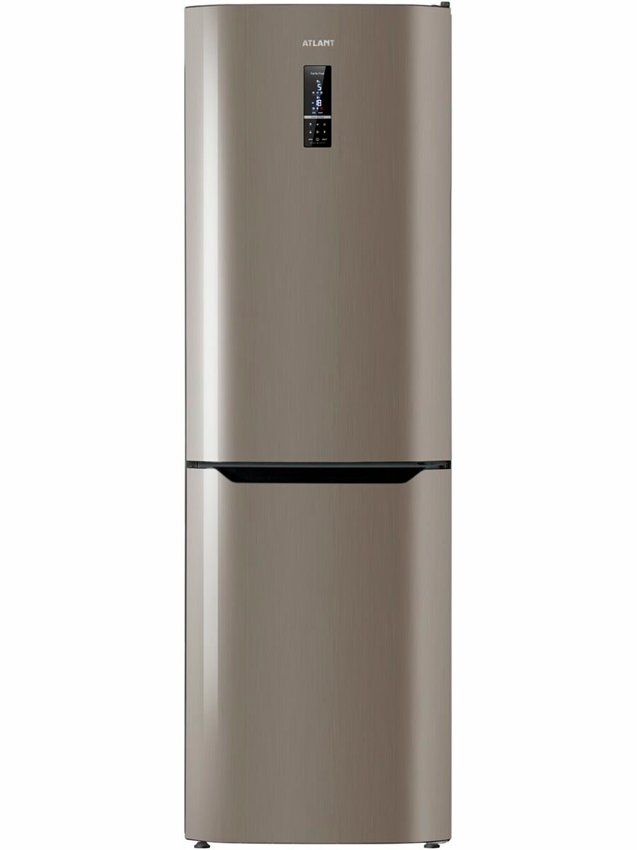 Холодильник двухкамерный Atlant 4621-199-ND ADVANCE COMFORT+, класс энергоэффективности A+, полезный объем 305 л, Full No Frost, дисплей, антибактериальная защита, LED освещение, бронзовый