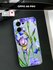 Чехол на Oppo A6 Pro / Оппо A6 Про с принтом Синие ирисы, прозрачный