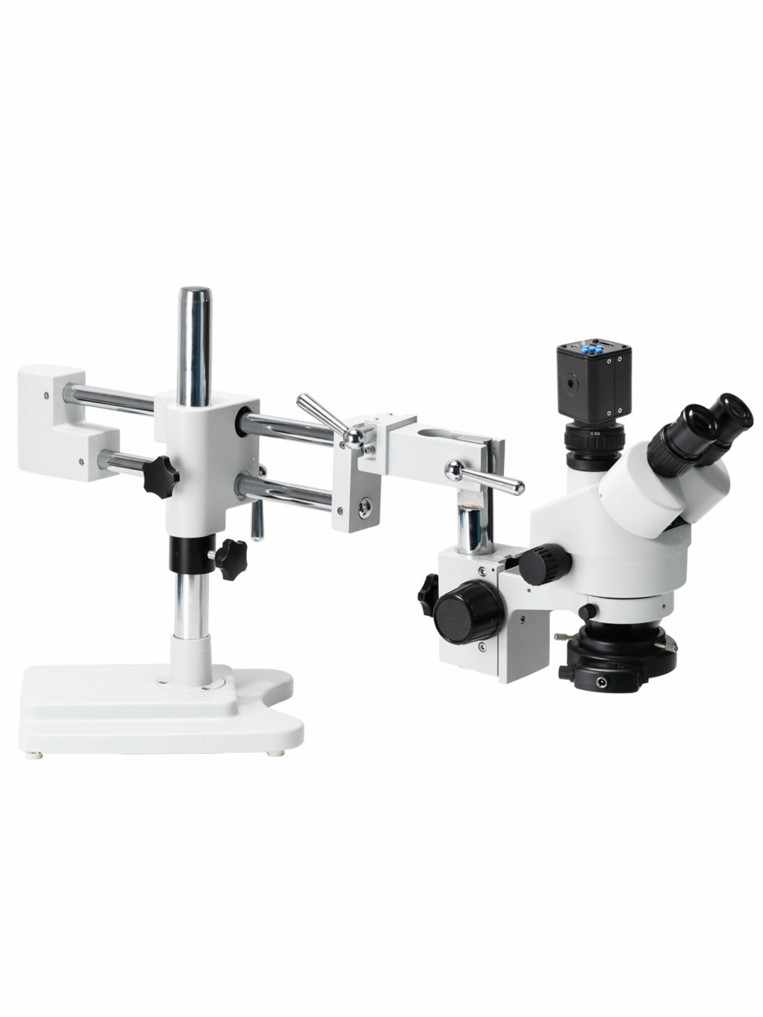 3,5 X 90-кратный трехфокусный микроскоп с двойной стрелой и тринокулярным стереоскопическим зумом, 16-мегапиксельная камера 2k HDMI, 56 светодиодных микроскопов