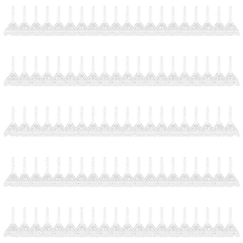 Керамические выравнивающие клипсы для плитки, 100 шт, 2.0 поворотная база