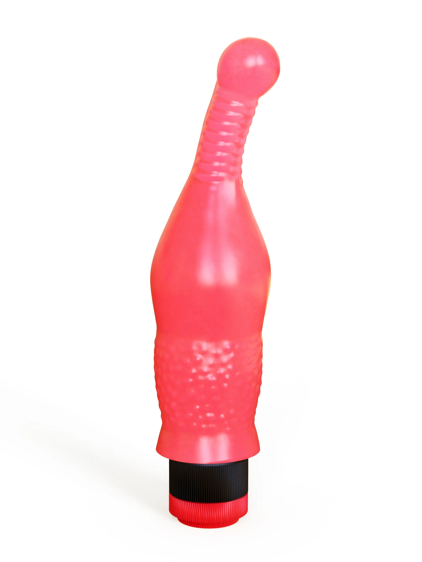 Вибратор анальный Lovetoy из ПВХ розовый (20.5, Ø 2.2 см), в пленке