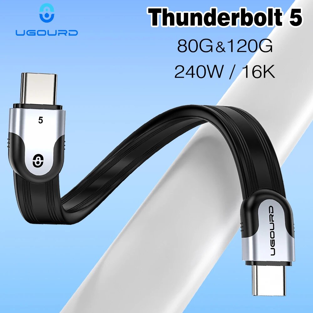 Кабель UGOURD Thunderbolt 5 80 Гбит/с — фото 1