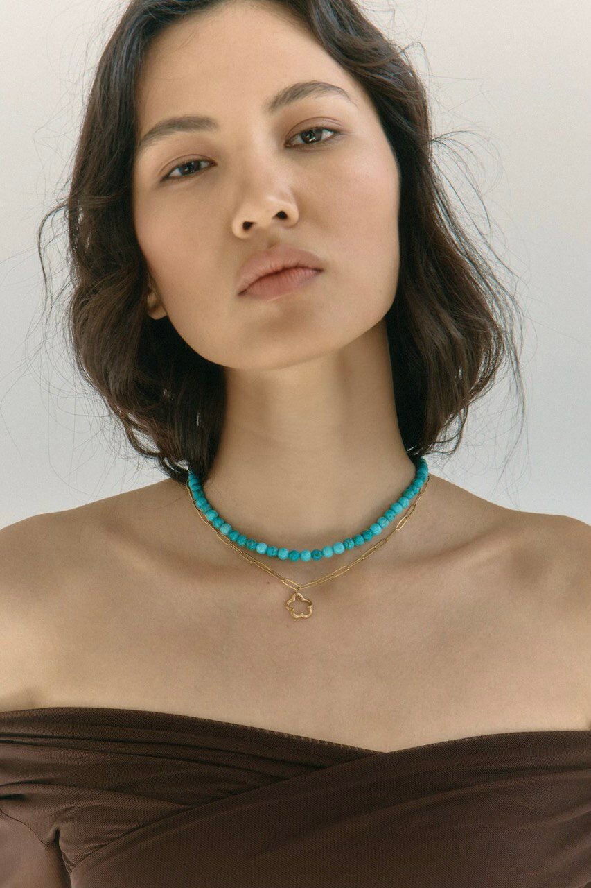 Чокер, бирюза