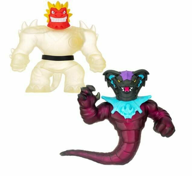 Игровой набор Heroes Of Goo Jit Zu Glow Shifters Блейзагот против Гадюки светится в темноте