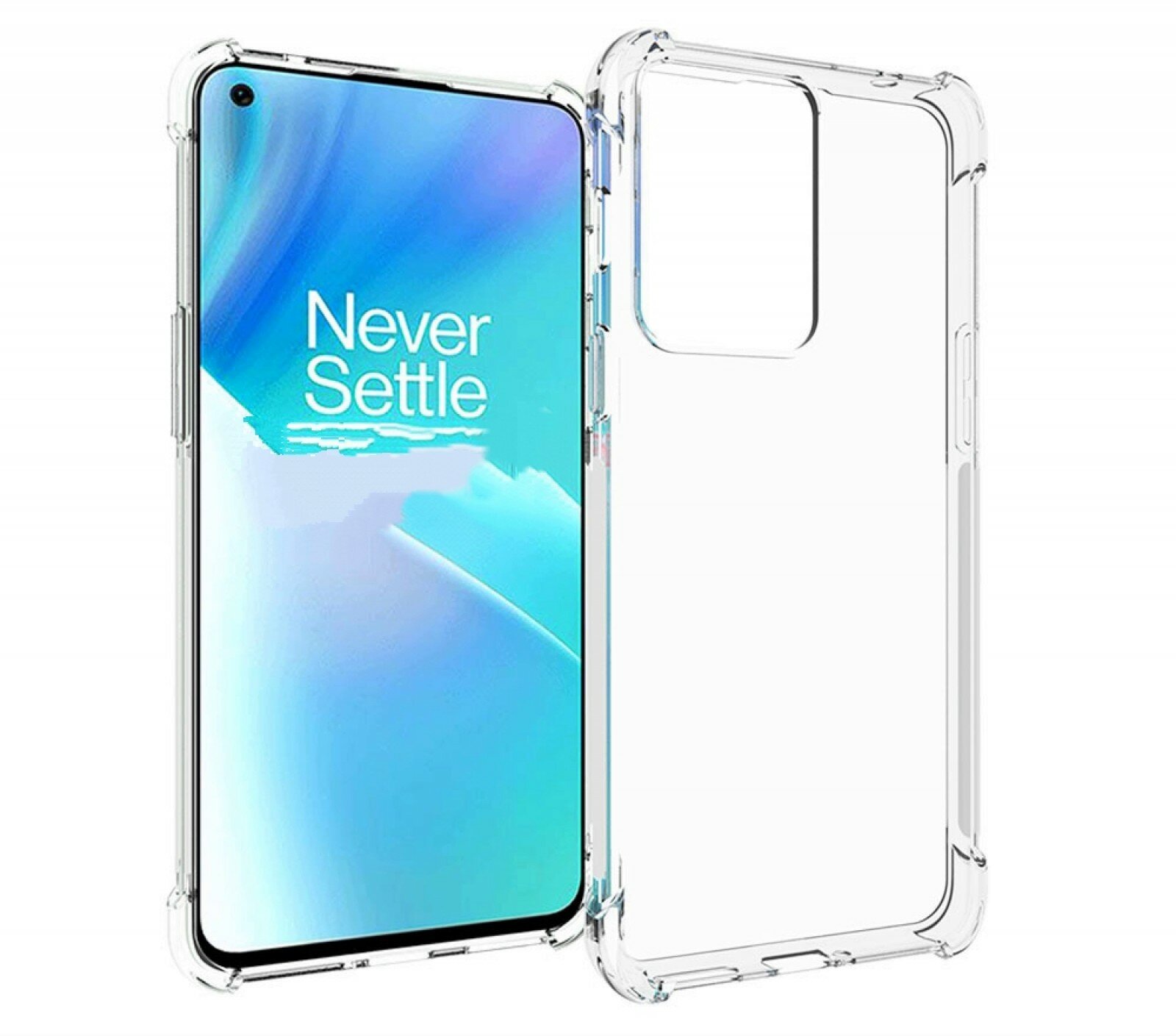 Чехол-бампер MyPads Tocco для OnePlus Nord 2T 128GB прозрачный ударопрочный