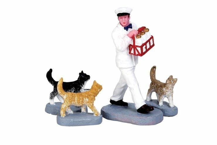 Lemax Веселый молочник, набор из 4 фигур, 7.1 см.