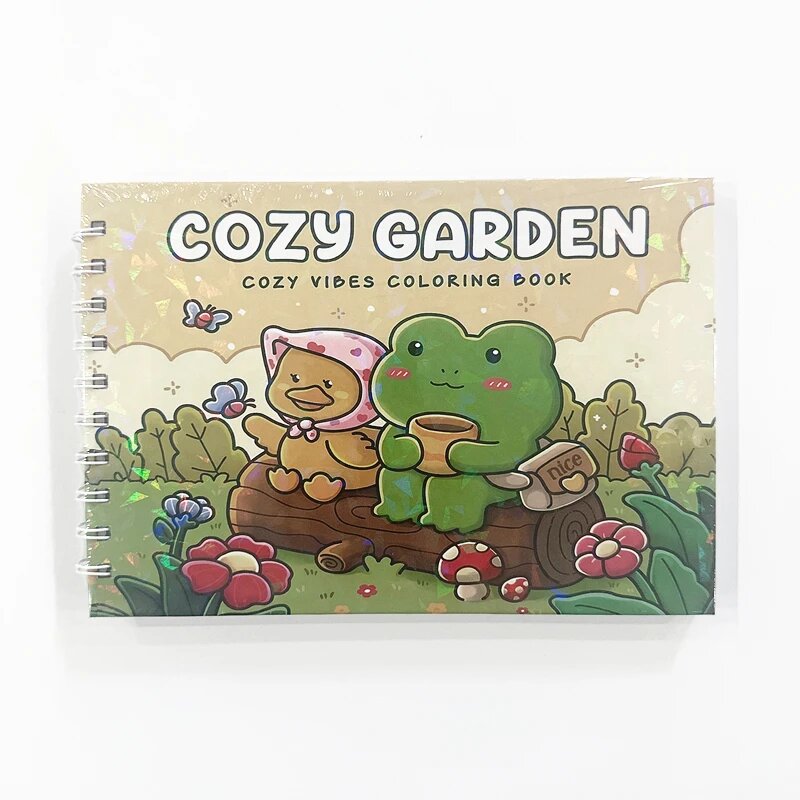 Уютные друзья и удобные дни. Книжка-раскраска для взрослых и подростков. Творческое развлечение и снятие стресса. Идеальный подарок.