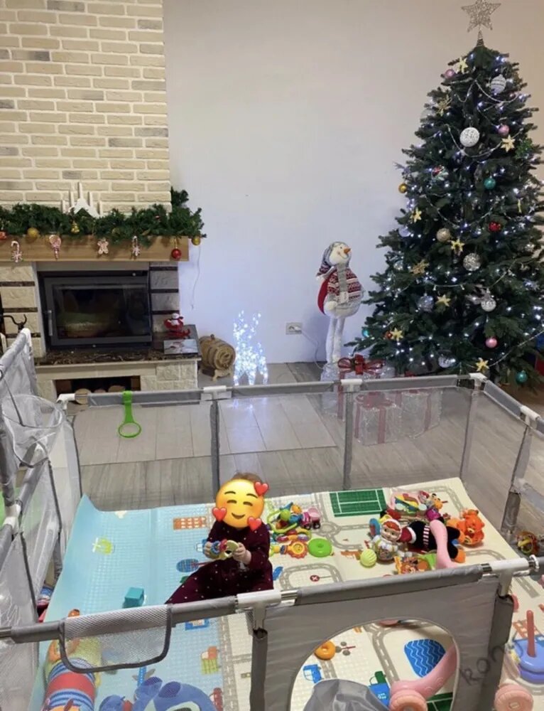 Манеж ZY Детский игровой манеж сборная модель с баскетбольным кольцом для мальчиков многоугольный