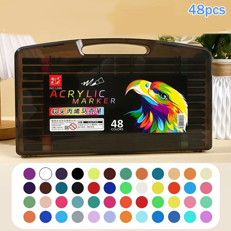 Акриловые маркеры 48 цветов, Color: A4