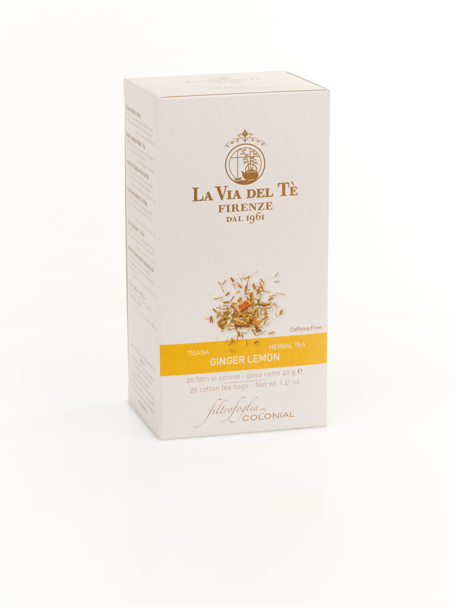 La Via Del Te. Итальянский травяной чай. Имбирь Лимон 50 гр.