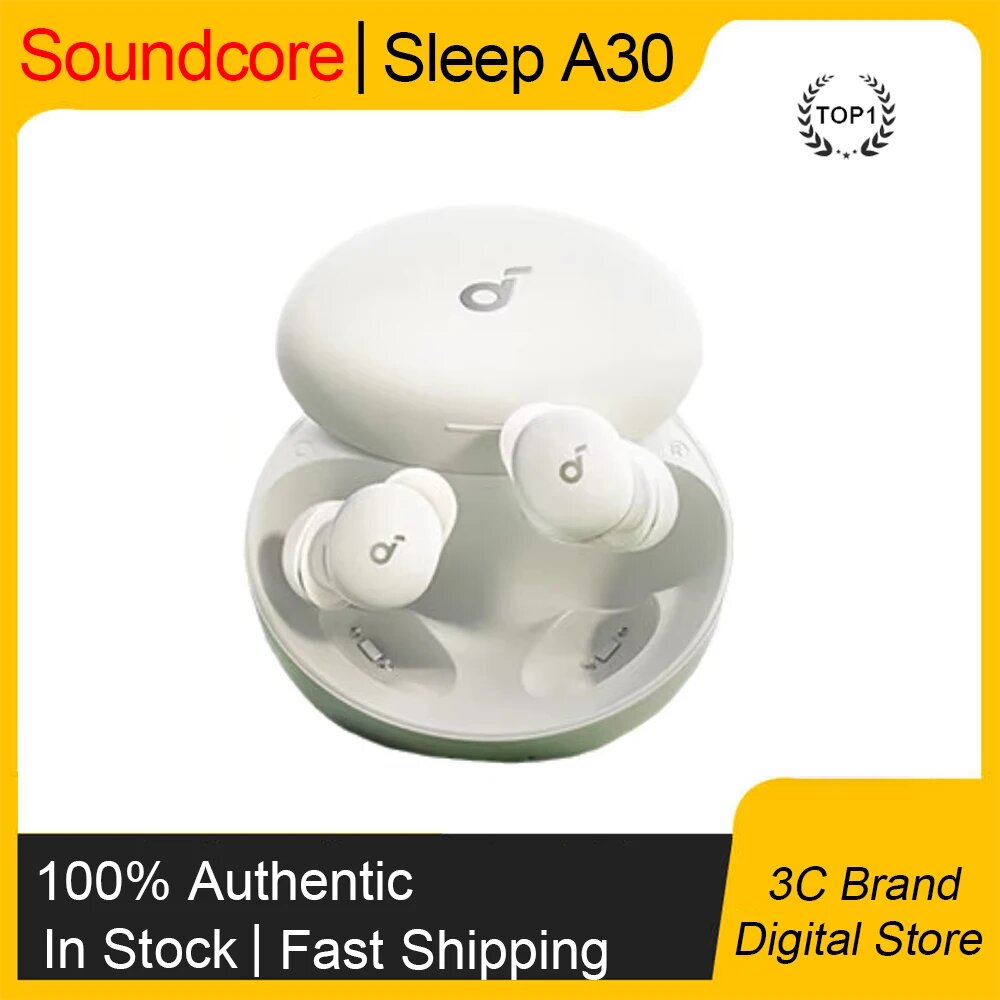 Soundcore Sleep A30 беспроводные наушники для сна White