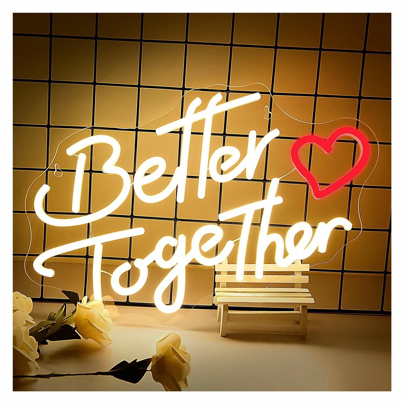 Better Together Декор Неоновой Вывески USB 41смx25см