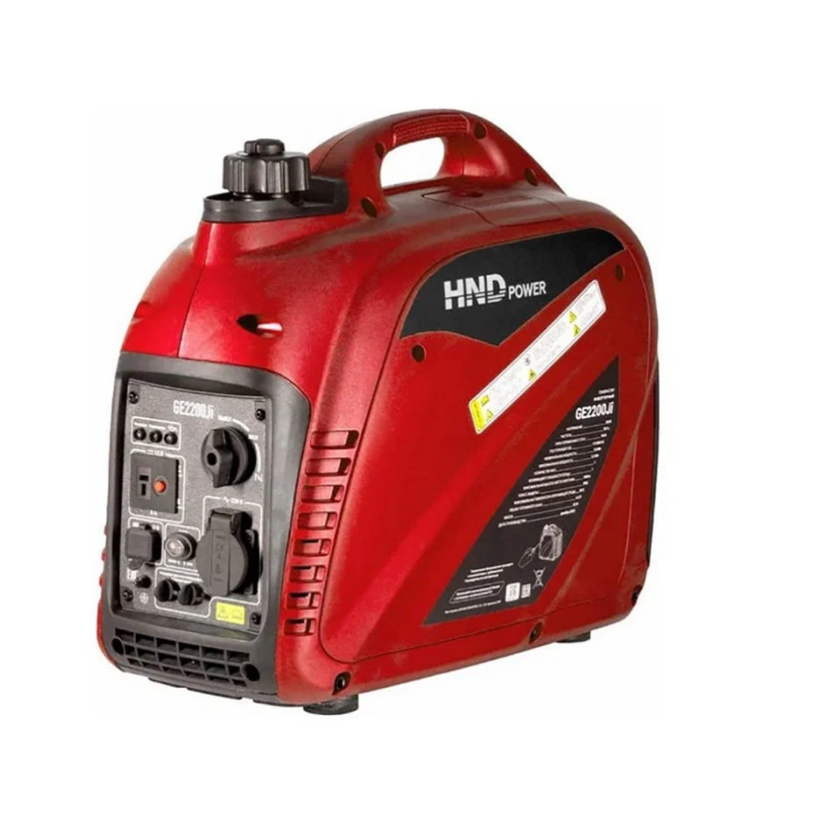 Генератор бензиновый инверторный HND GE 2200 Ji, красный 2000 Вт, 4х тактный