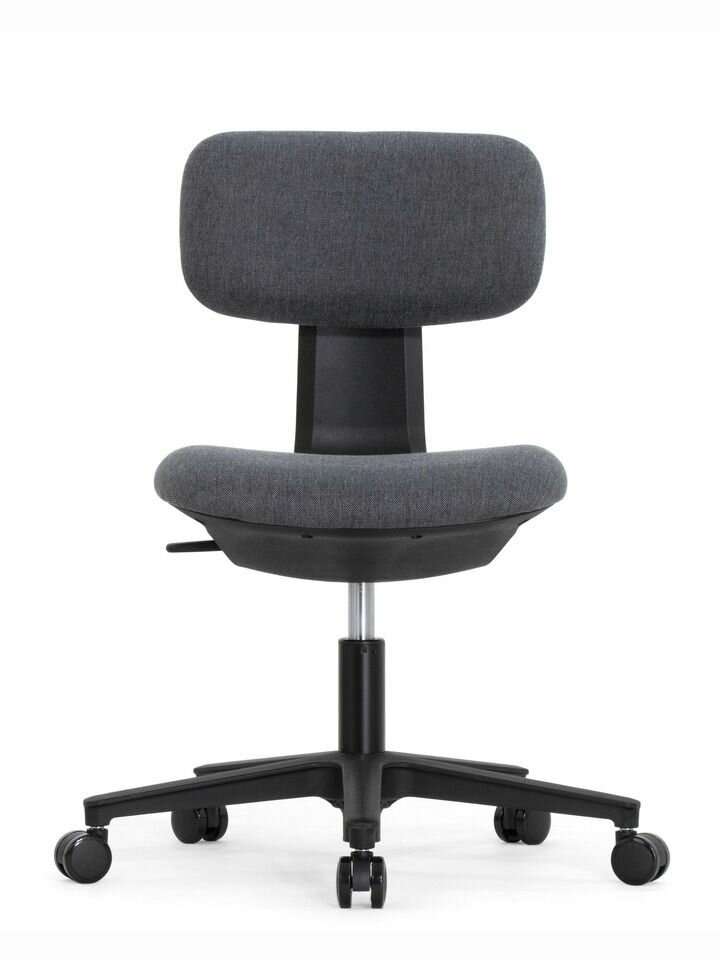 Универсальное офисное кресло FALTO Rookie plus (темно-серое, каркас черный), арт. FALTO-KP021-D-GY