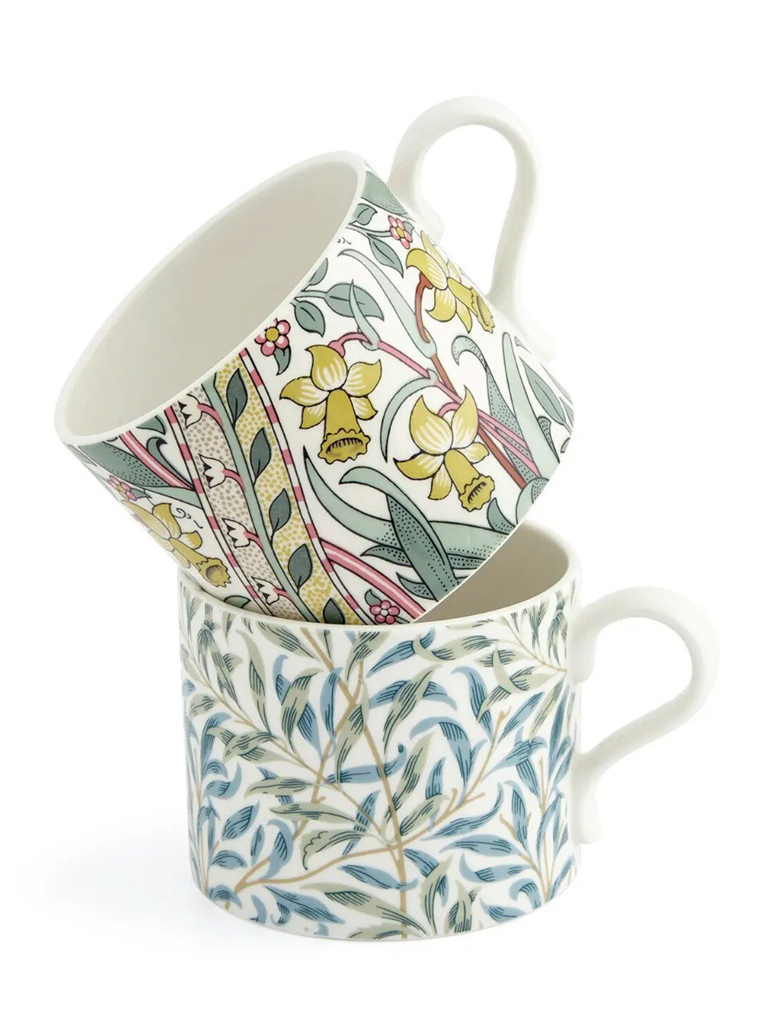 Набор кружек Spode Morris & Co Daffodil & Willow Bough 2шт, 340 мл, фарфор