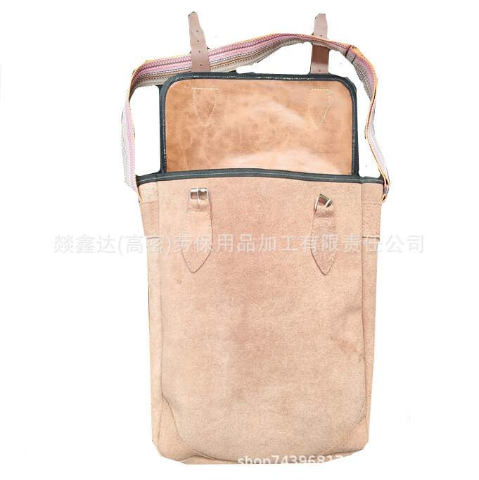 Утолщенная сумка для инструментов из натуральной кожи, сумка для электрика, сварщика, плотника, ремонтника, большая вместительная сумка через плечо.