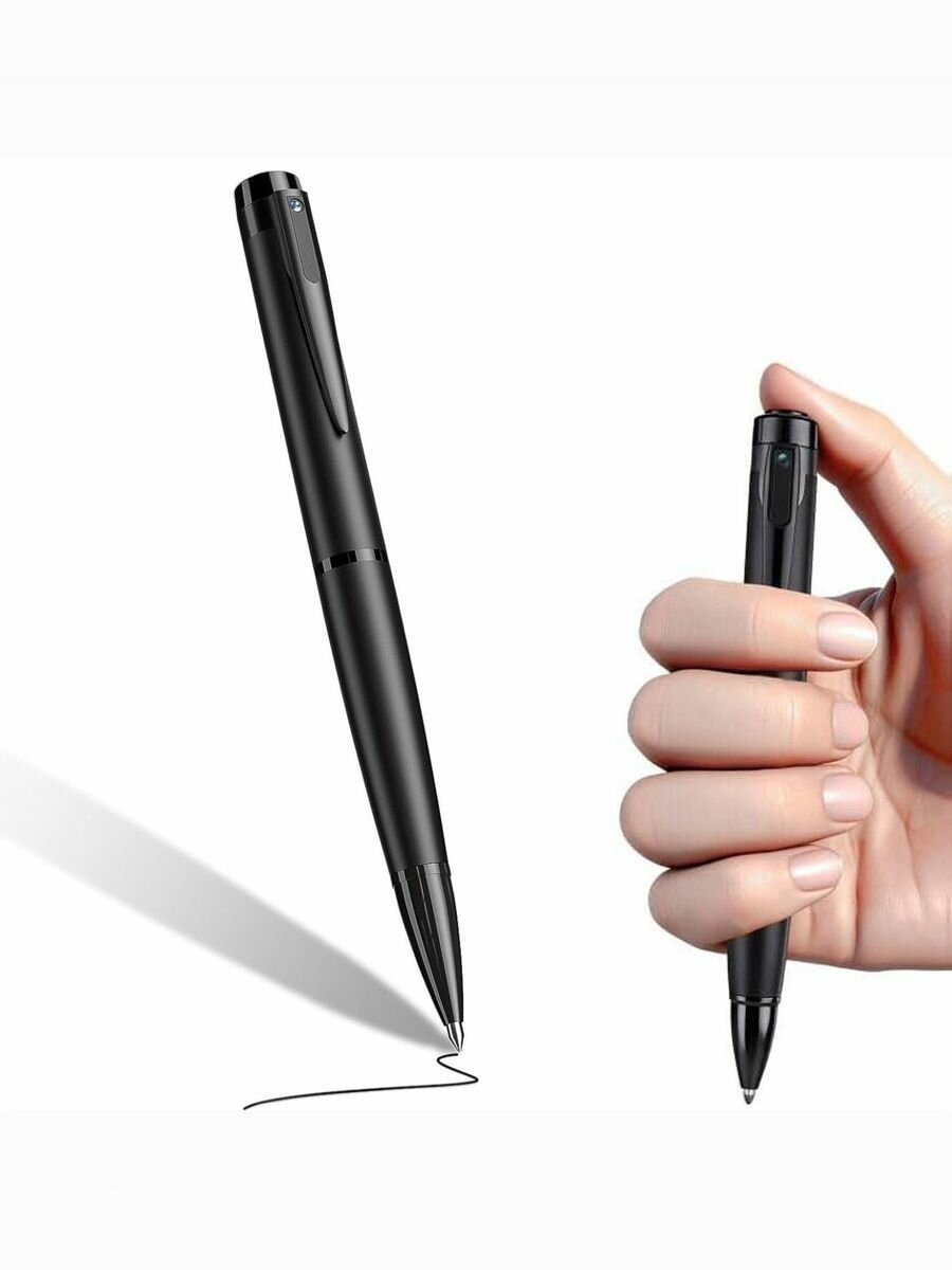 Маленькая скрытая камера-няня 64GB, 1080P, детектор движения, цвет: королевский черный (Royal Black)