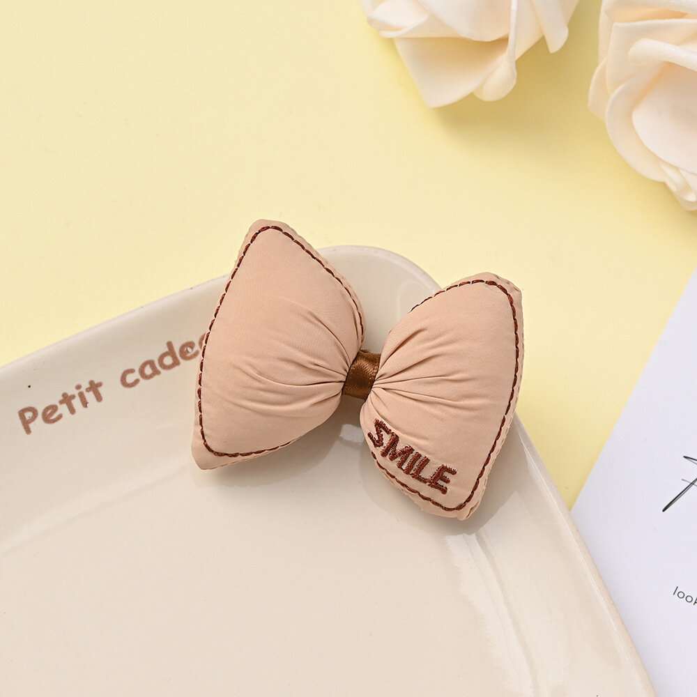 Трёхмерный бантик вафельного цвета с хлопковым наполнителем, аксессуар для волос, детали для рукоделия, декоративные элементы для одежды кукол, материалы для украшения шляп, креативный набор материало