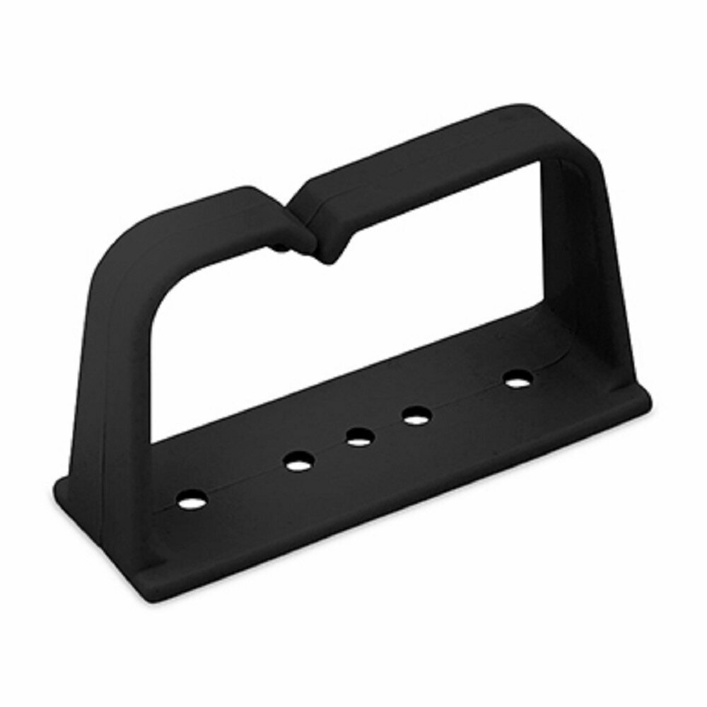 Cabeus Аксессуары к монтажным шкафам JI01-A-BK Кабельный органайзер вертикальное кольцо пластиковое 75х42мм, цвет черный RAL 9004