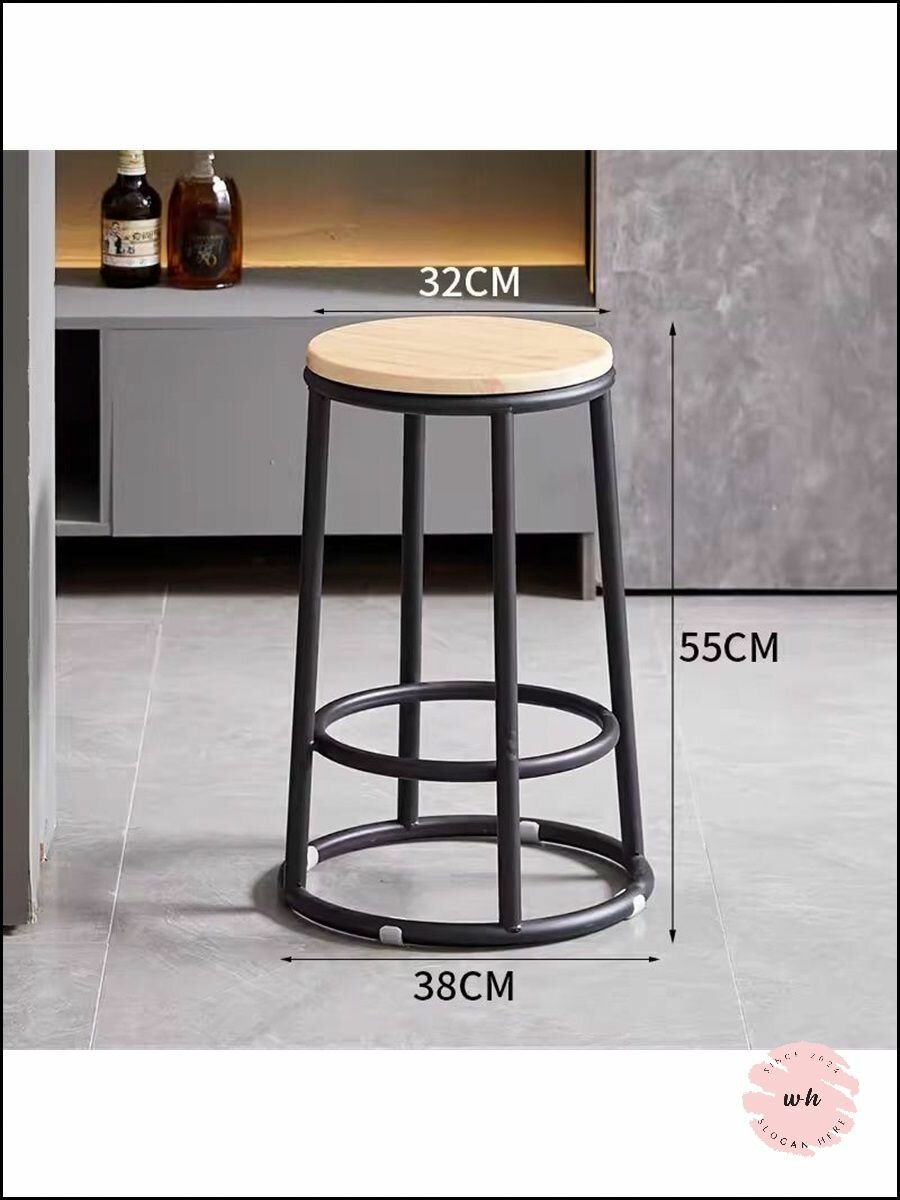 Барный стул, 1 шт. можно выбрать длину 55 см или 60 см