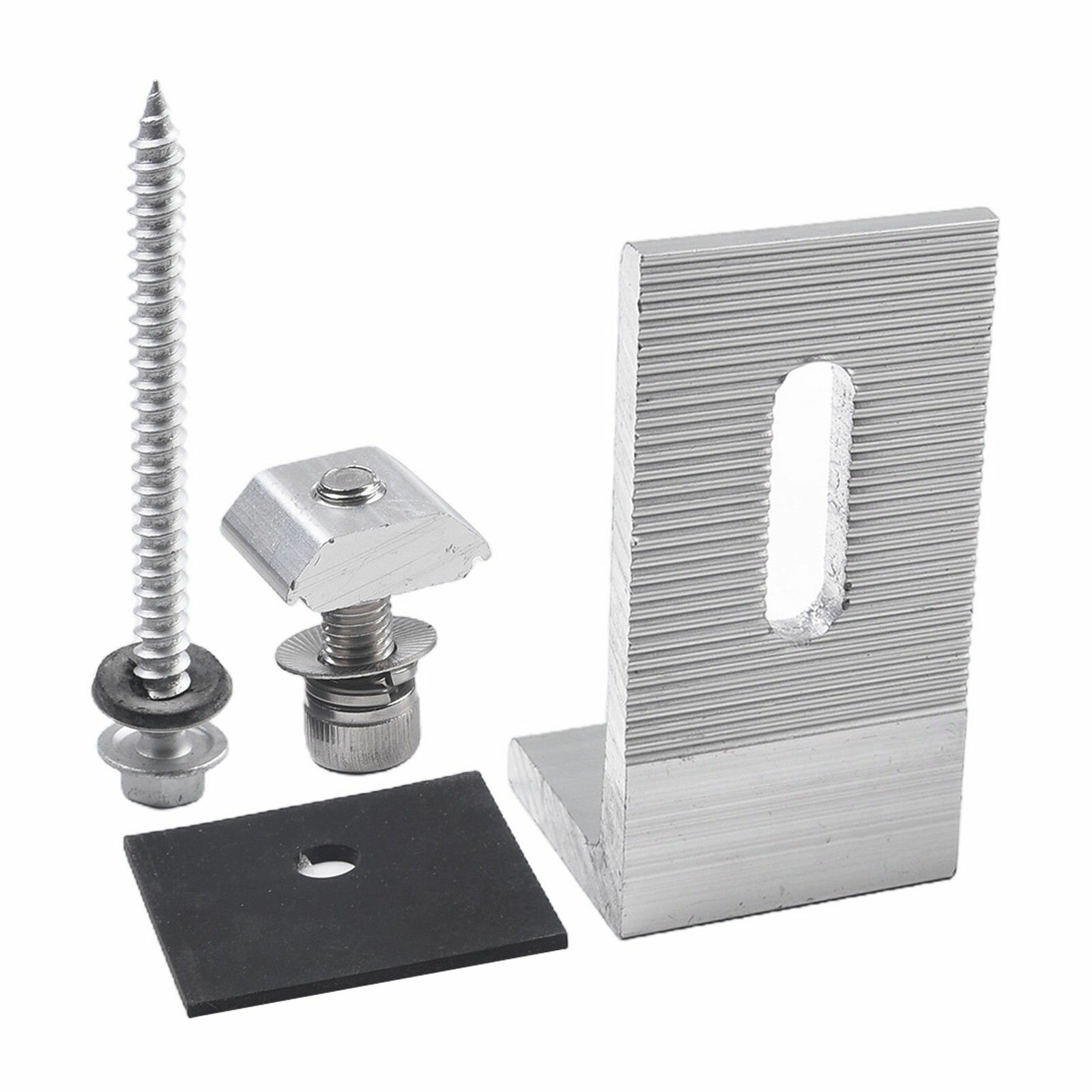 Алюминиевый кронштейн для крепления солнечной панели на крышу с L-образной опорой для скатной крыши