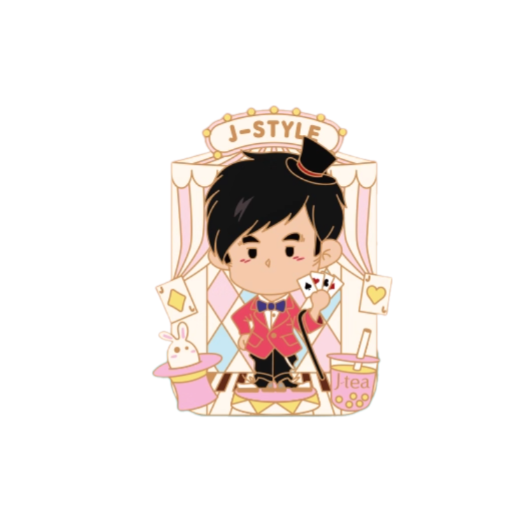 Значки POP MART Chouchou World Travel, Hidden Style-Mr. Magic (Open)