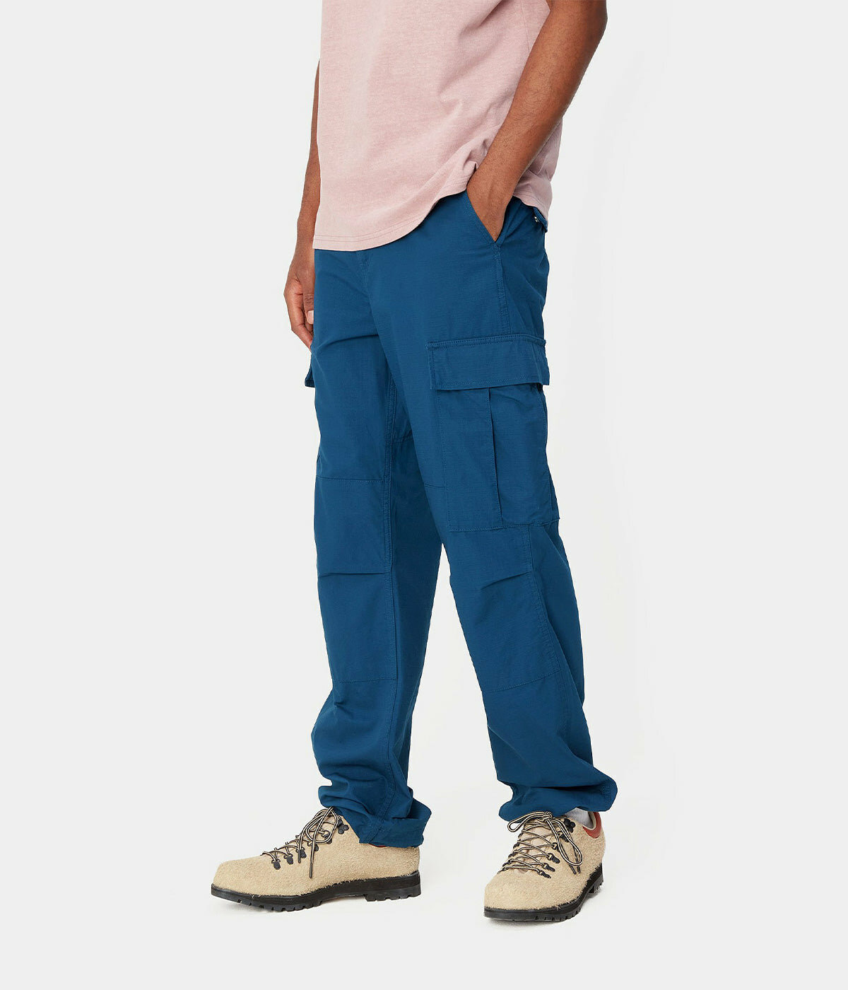 Брюки карго Carhartt WIP Regular Cargo, размер 31/34, синий — фото 1
