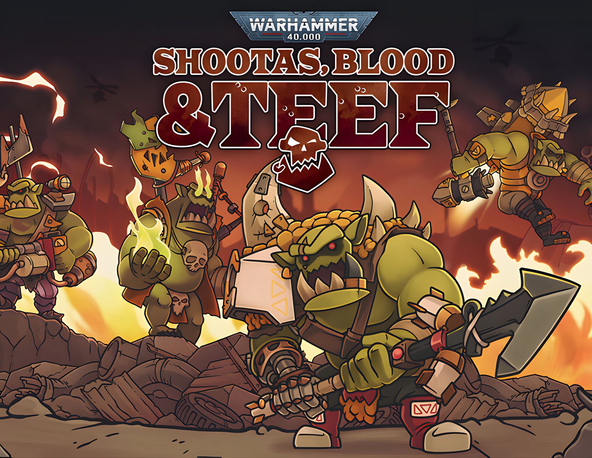 Warhammer 40,000: Shootas, Blood & Teef, Rogueside, цифровая версия, Steam (Для платформы PC)