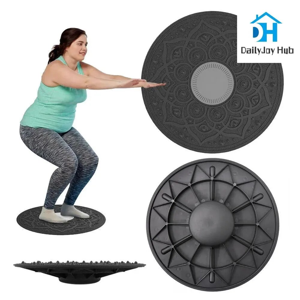 Балансир спортивный для тренировок, 30х30 см, балансировочная доска для равновесия, полипропилен