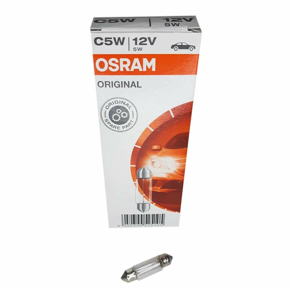 Лампа 12V C5W 5W OSRAM ORIGINAL LINE 1 шт. картон 6418