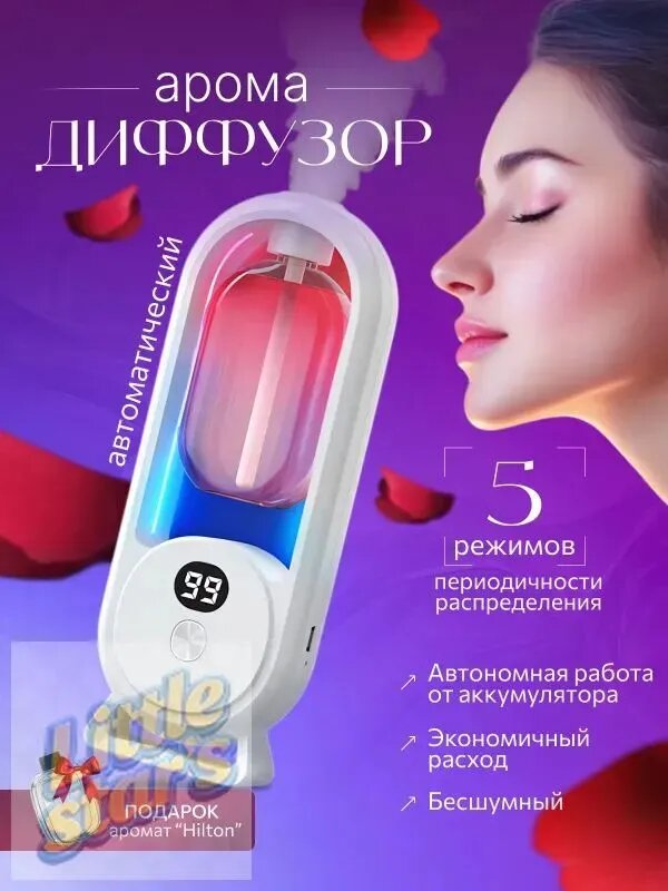 Аромадиффузор для дома электрический автоматический ультразвуковой с USB / Ароматизатор