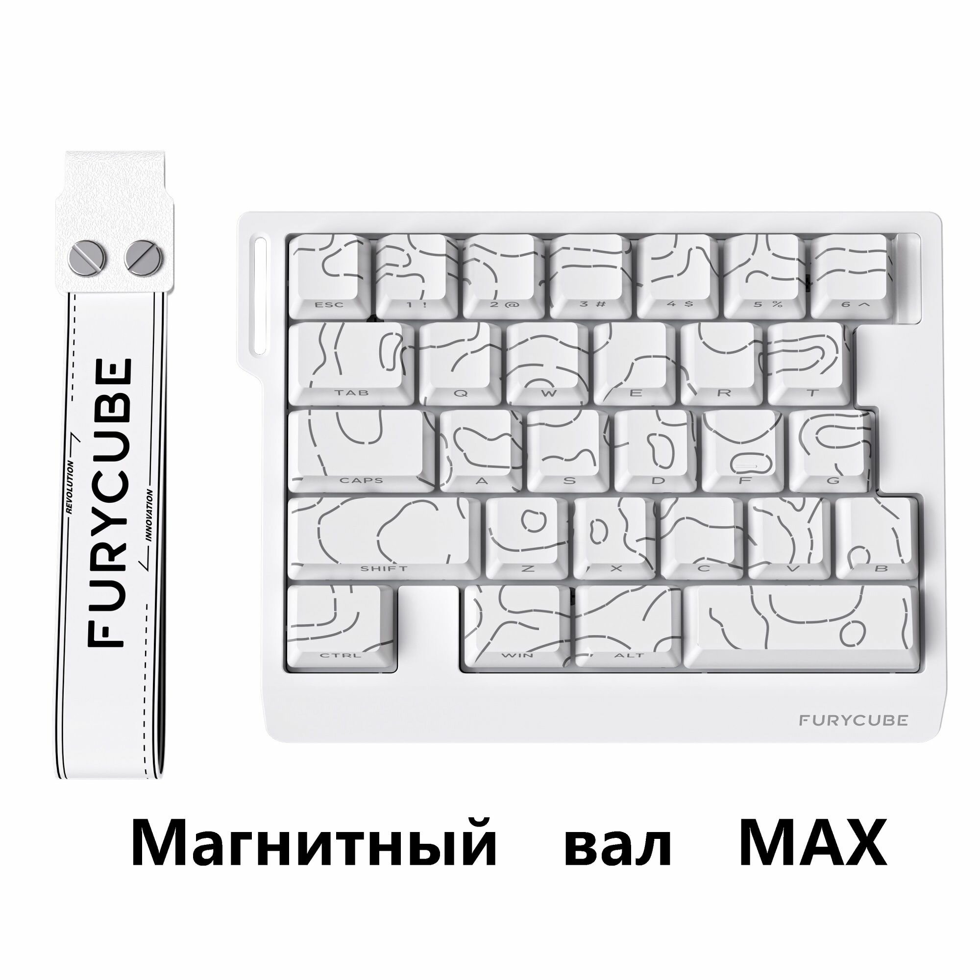 Механическая игровая клавиатура FURYCUBE M30HE с магнитной осью