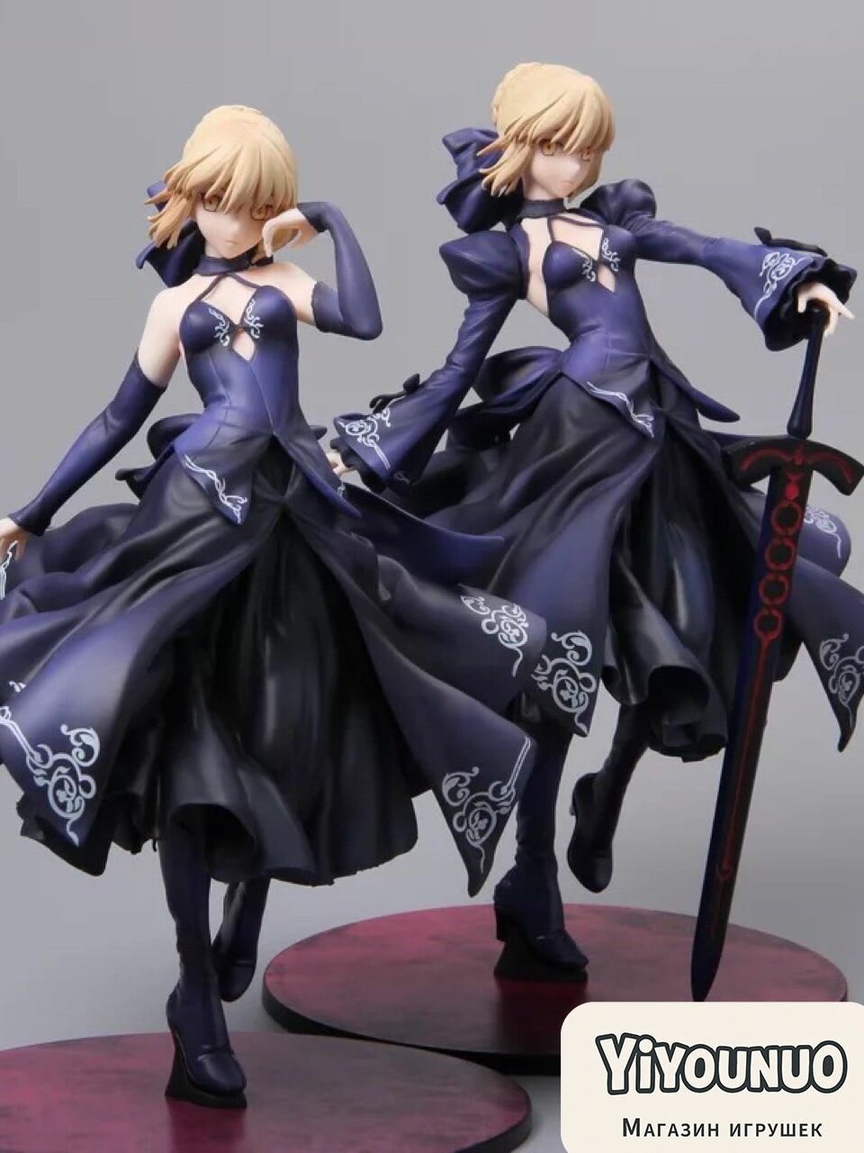 Фигурка Сабер Alter из Fate/Stay Night - Классическое черное платье и меч