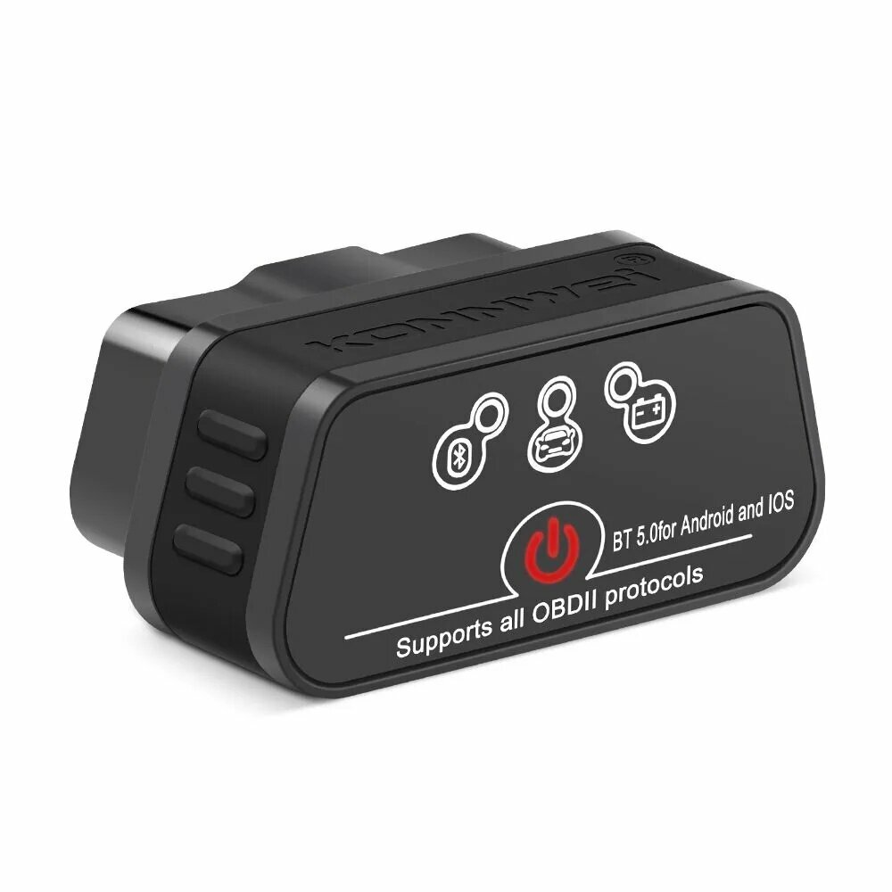 KONNWEI KW901 Bluetooth 5.0 Считыватель кодов ELM327 V1.5 OBD OBD2 Автомобильный диагностический инструмент ELM327 V1.5 для Android/IOS pk Vgate iCar2