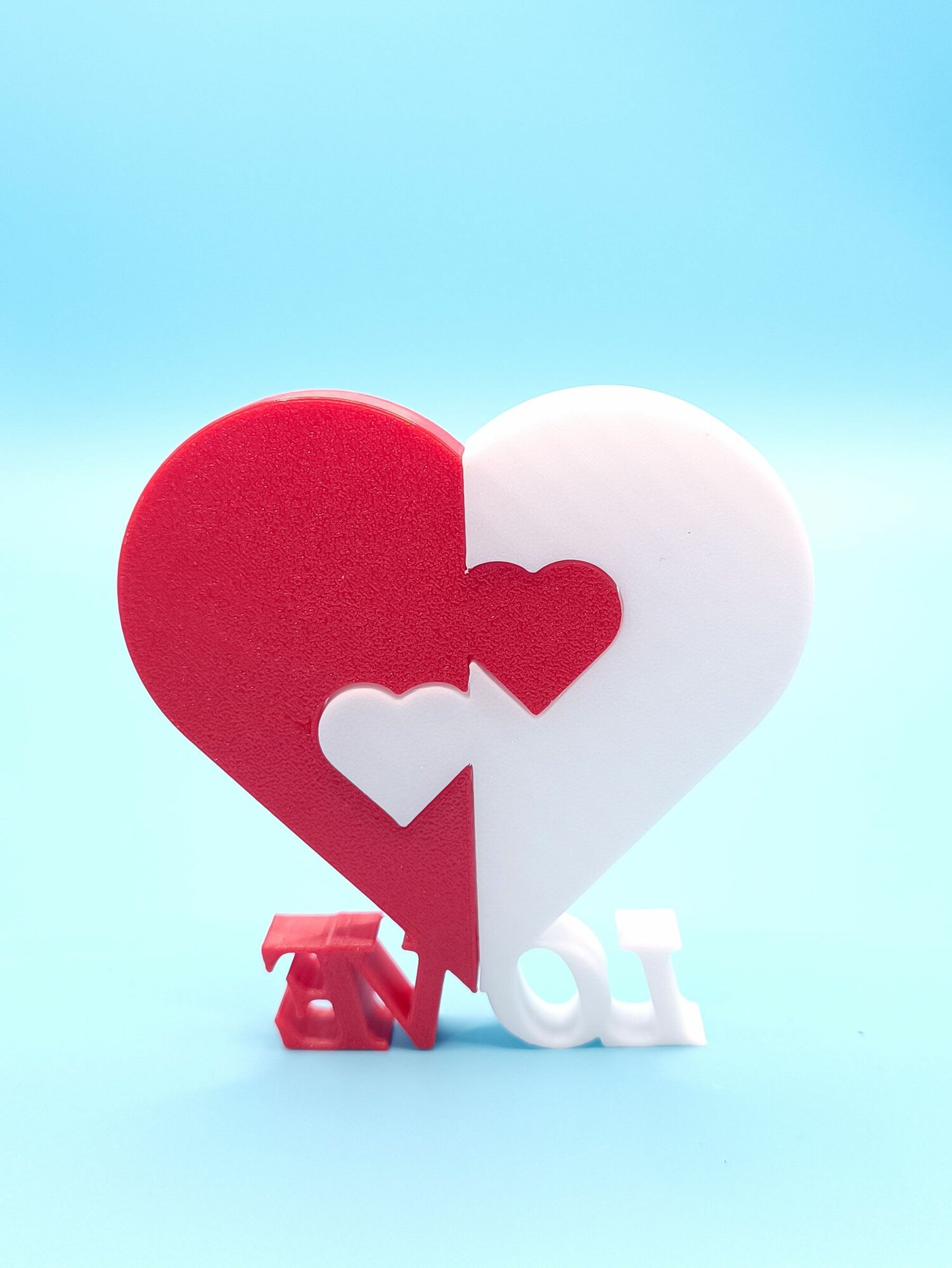 Love you, 3д фигурка — фото 1