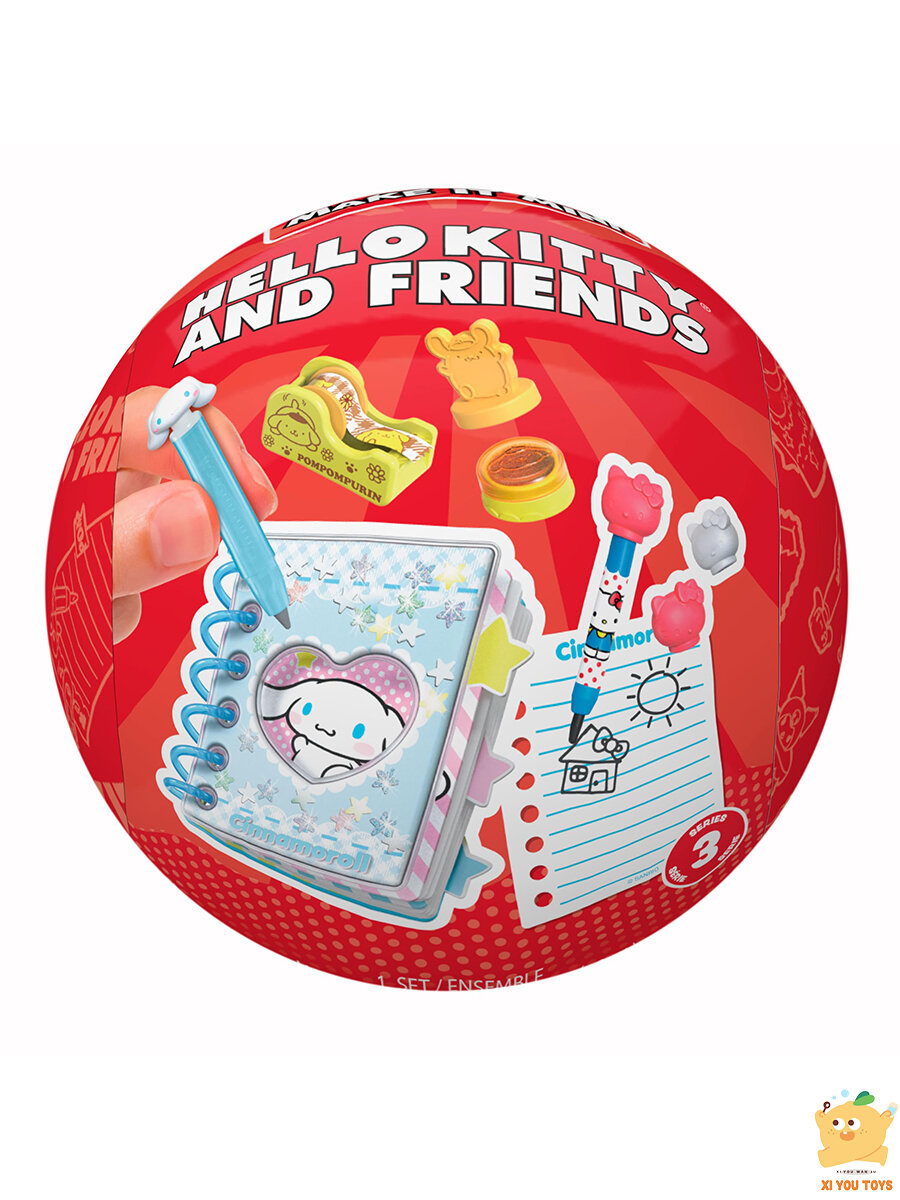 MGA's Miniverse Make It Mini Hello Kitty and Friends Series 3 / Сделай Это Мини-Коллекционирование Hello Kitty И Друзей Из Серии 3, Sanrio, Ретро-копии Канцелярских Принадлежностей, Поделки, 8+