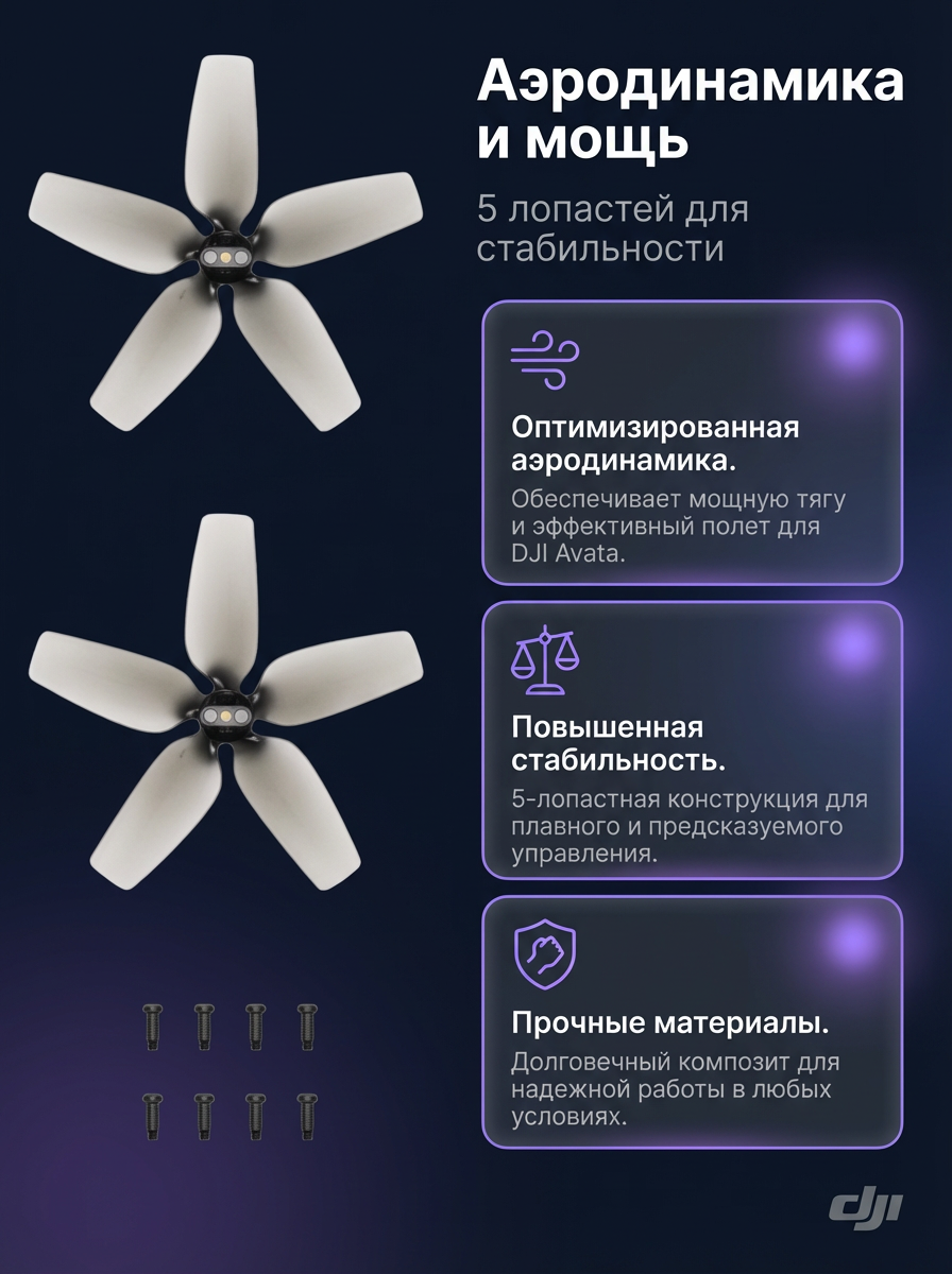 Пропеллеры DJI Avata Propellers — фото 1
