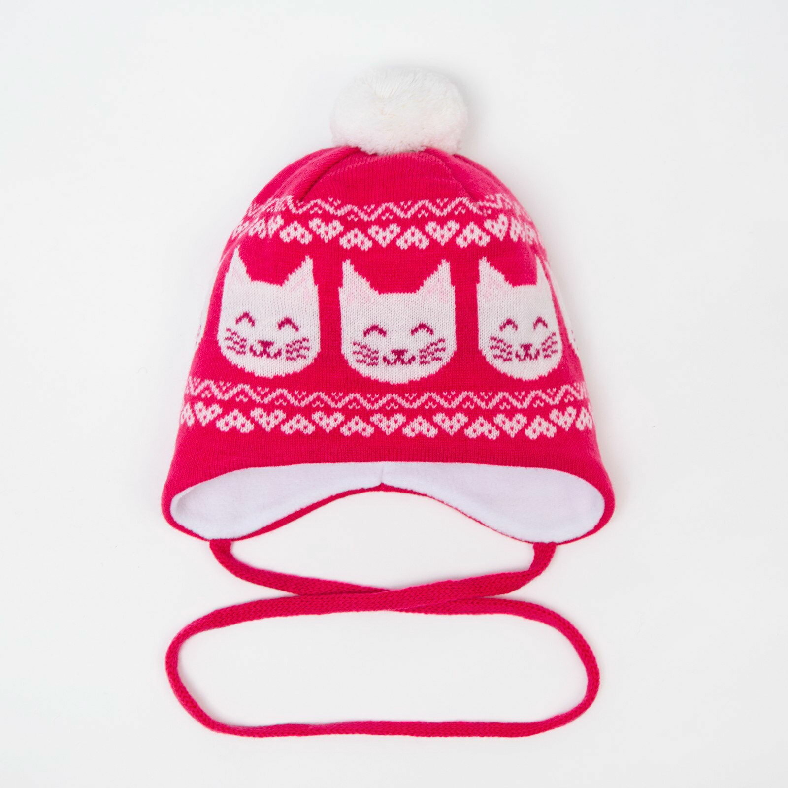 Шапка-ушанка для девочек