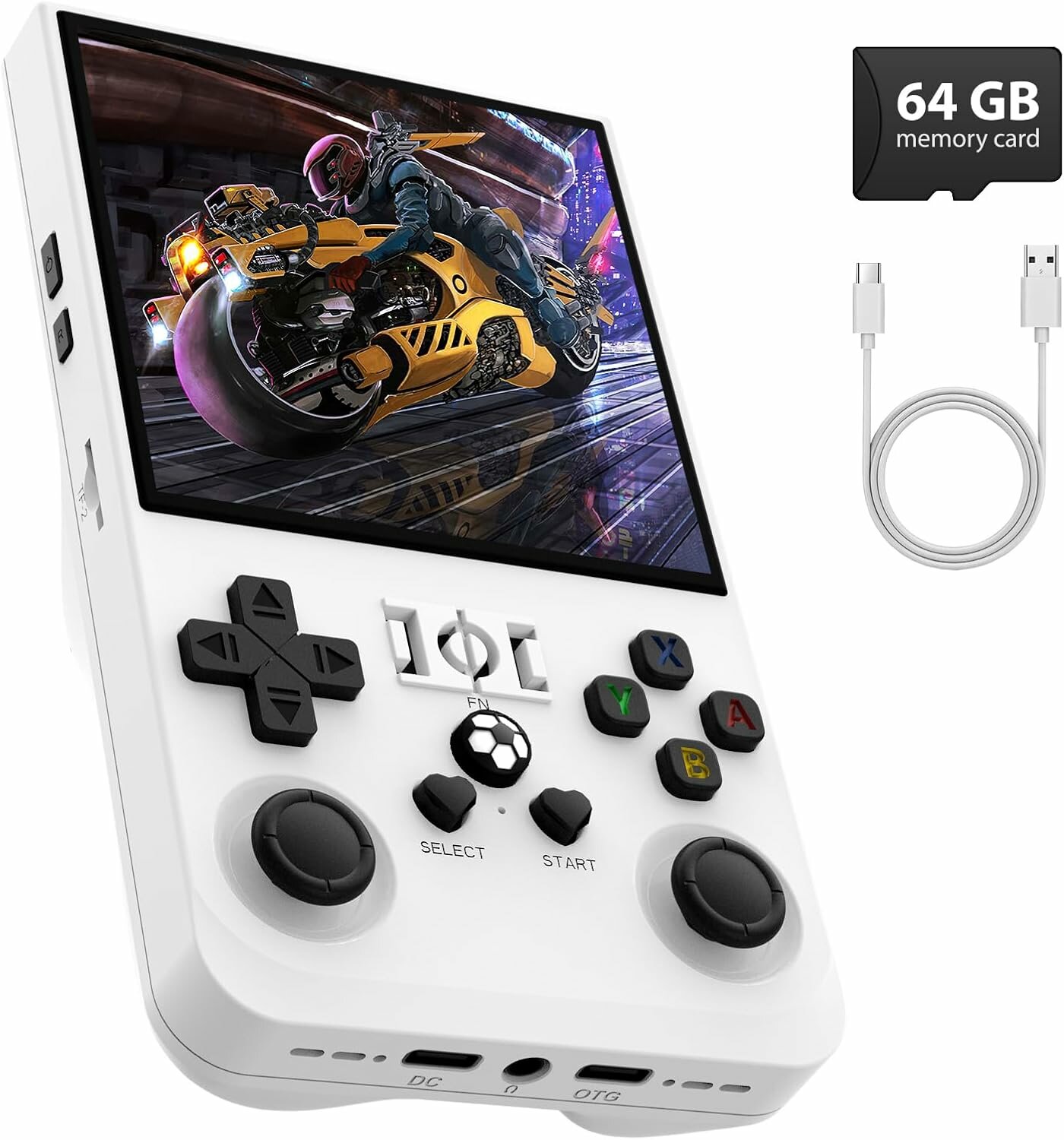 Ретро-портативная игровая консоль R36MAX, 4,0-дюймовая ретро-консоль с памятью 64 ГБ